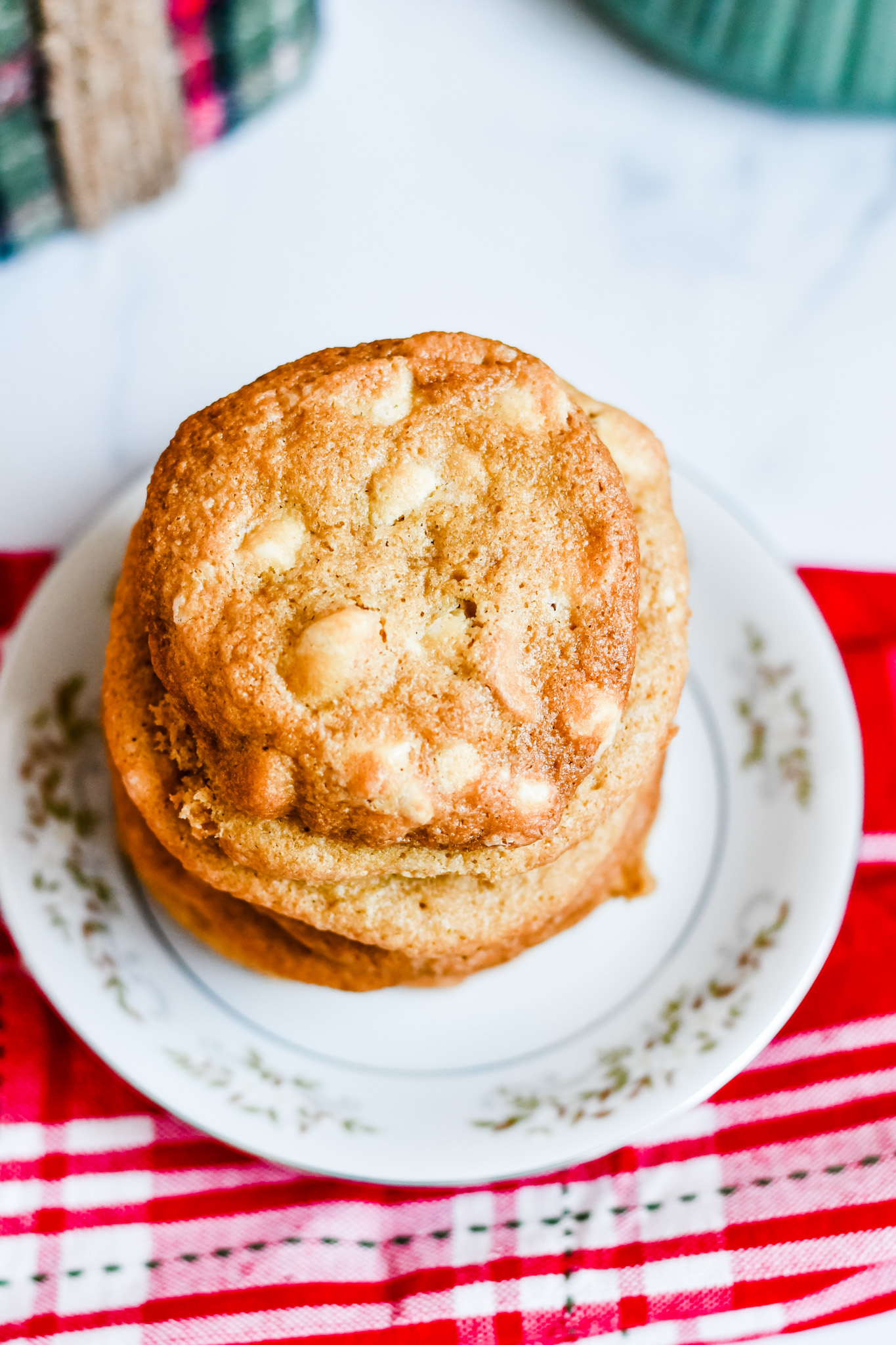 Gluten Free White Chocolate Macadamia Nut Cookies (Dairy Free)