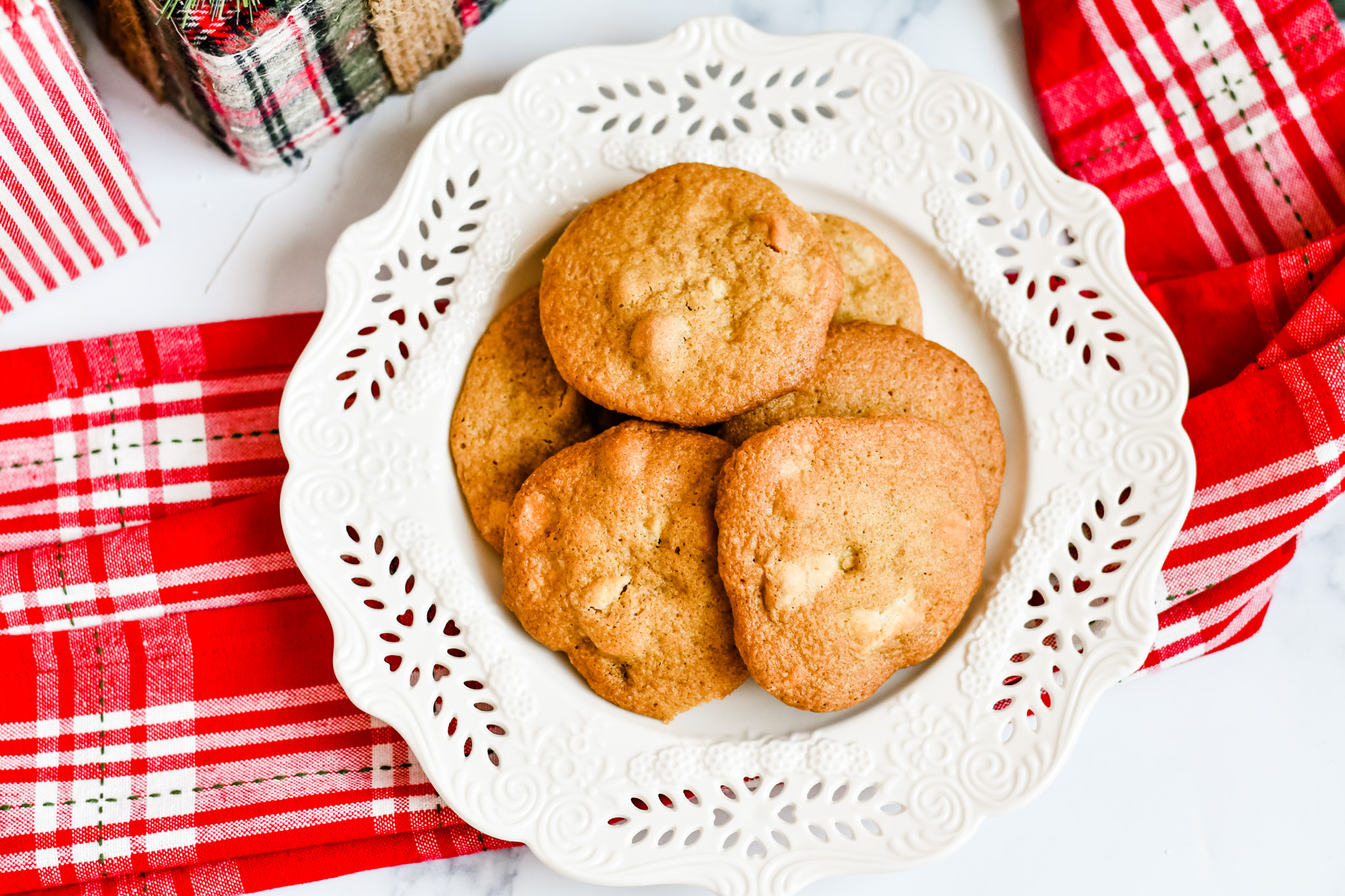 Gluten Free White Chocolate Macadamia Nut Cookies (Dairy Free)