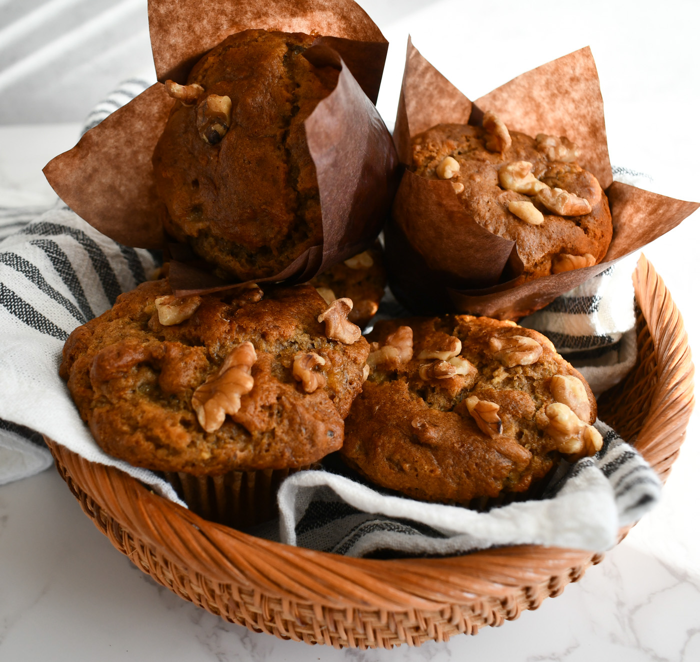 Gluten-Free Banana Bread Muffins - Living Freely Gluten Free